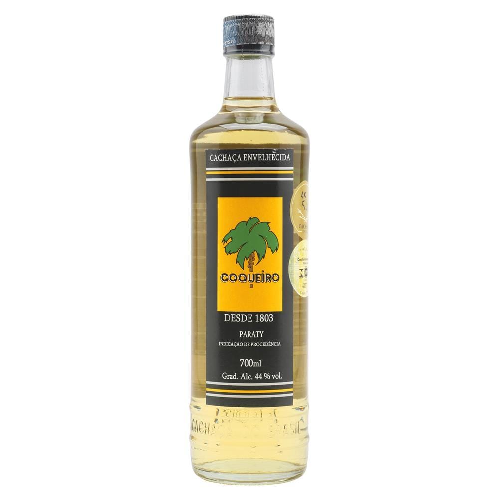 Cachaça Coqueiro Envelhecida Garrafa 700 mL | Mega Box Atacadista