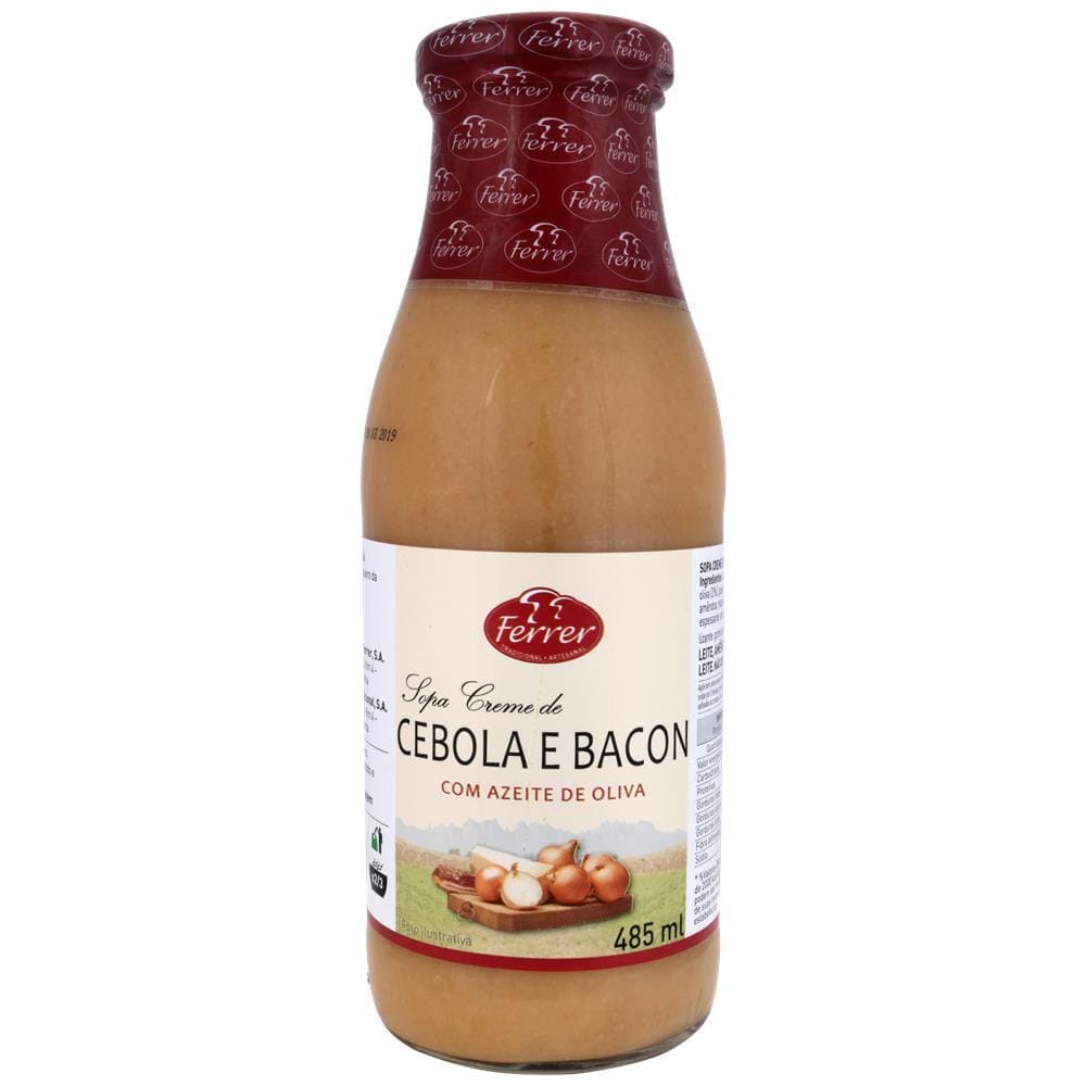 Sopa Creme Ferrer Cebola e Bacon 485 mL | Mega Box Atacadista