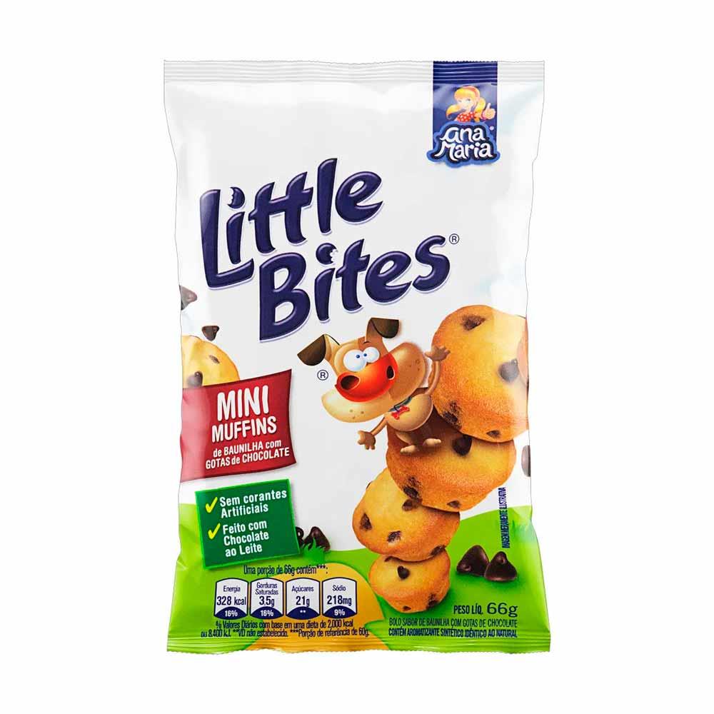 Mini Muffins Little Bites Baunilha 66 g | Mega Box Atacadista